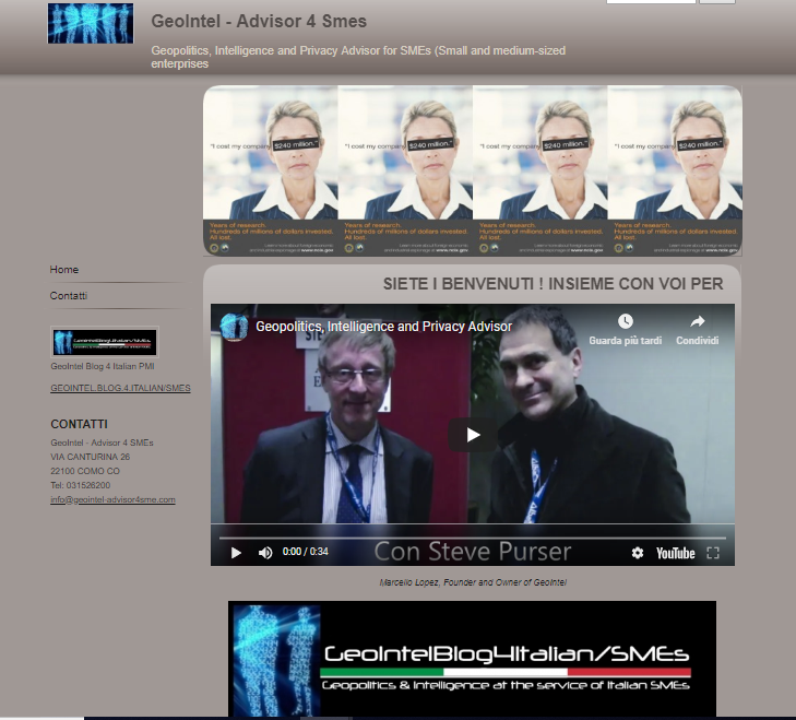 GeoIntel – Advisor 4 Smes | GeoIntel.Blog.4.Italian/SMEs